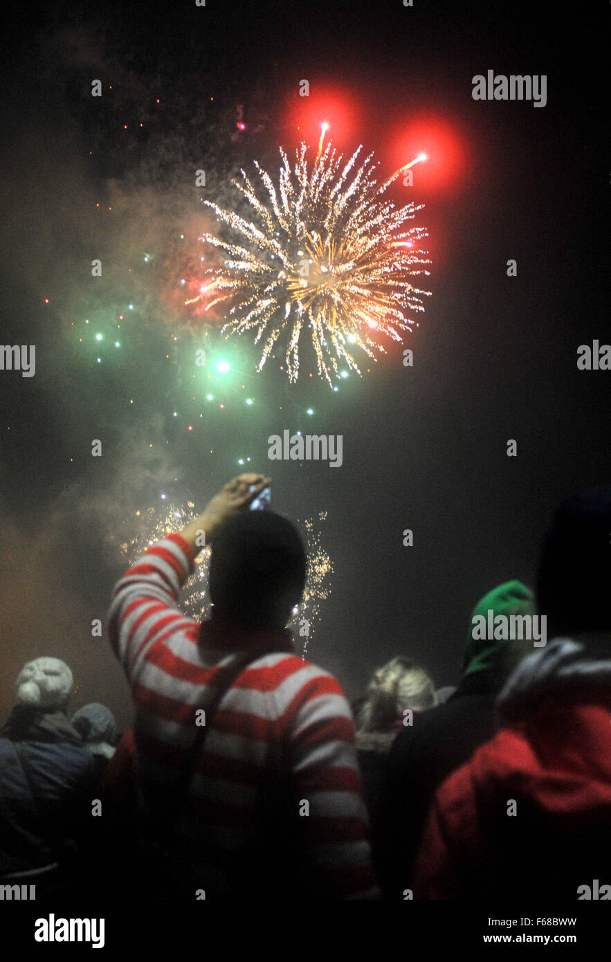 Lewes, east sussex fireworks hi-res stock photography and images - Alamy