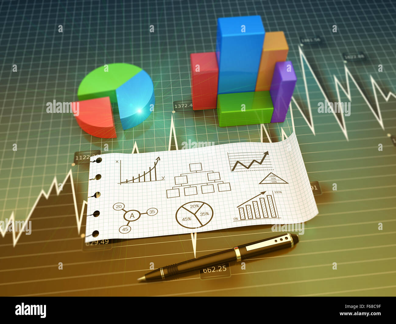 Chart graphs hi-res stock photography and images - Alamy