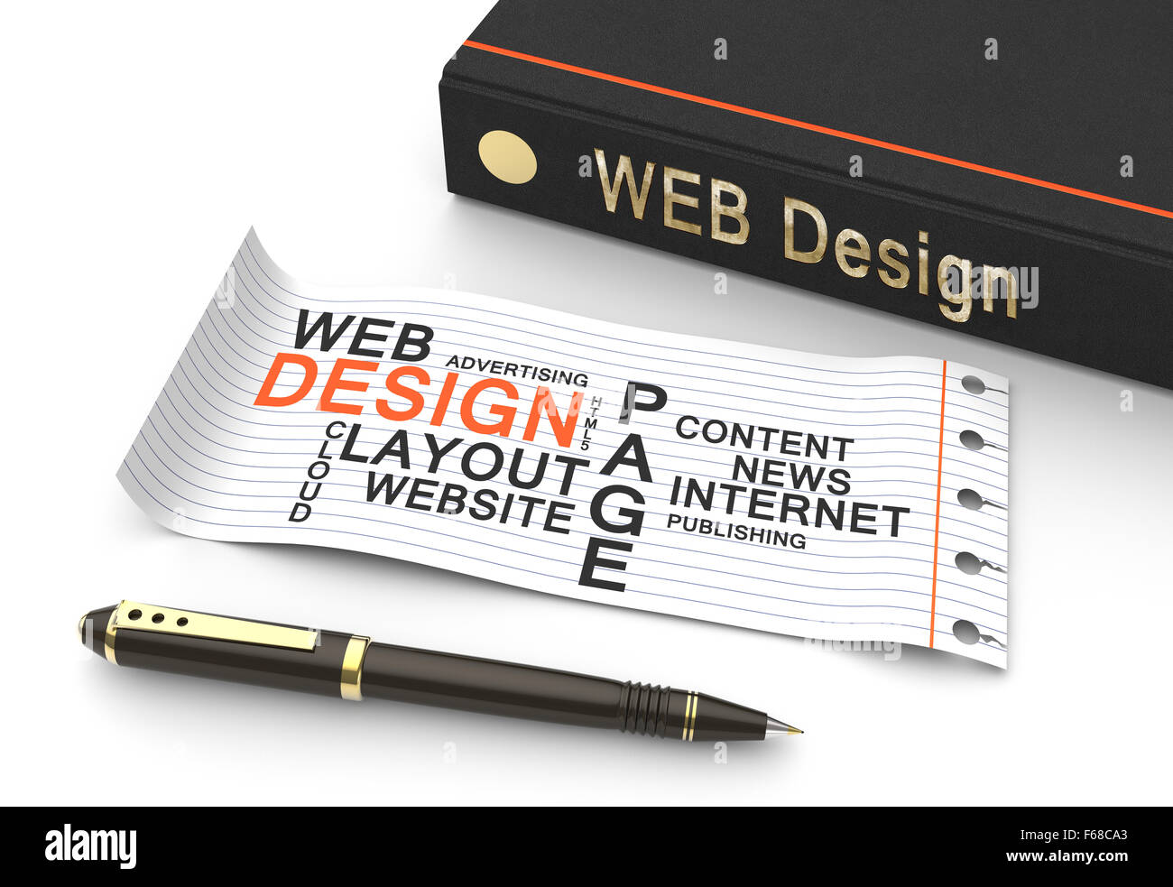 Web design concept with words in a word cloud Stock Photo - Alamy