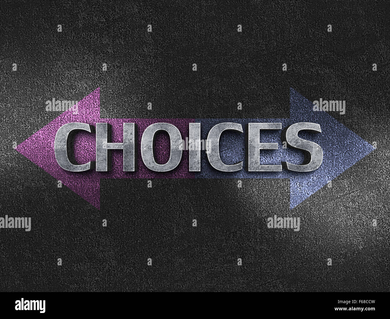The choice of which direction concept Stock Photo - Alamy