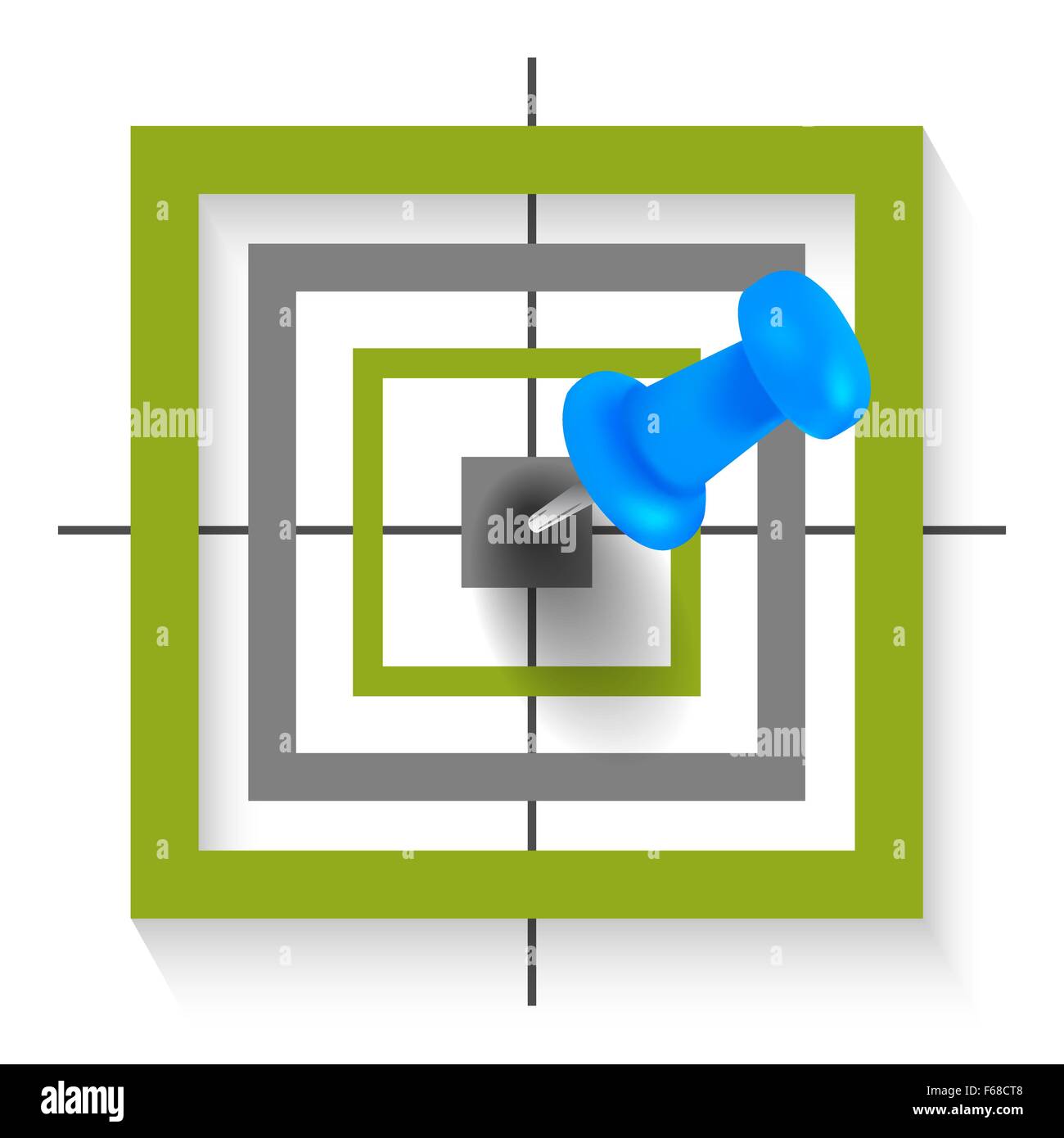 Hit targets Stock Vector Images - Alamy