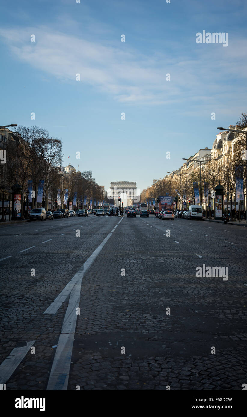 Champs Elysees in Paris Stock Photo - Alamy