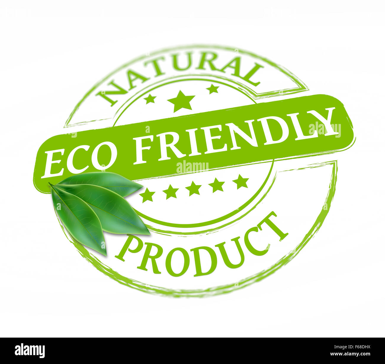 Green product label eco Cut Out Stock Images & Pictures - Alamy