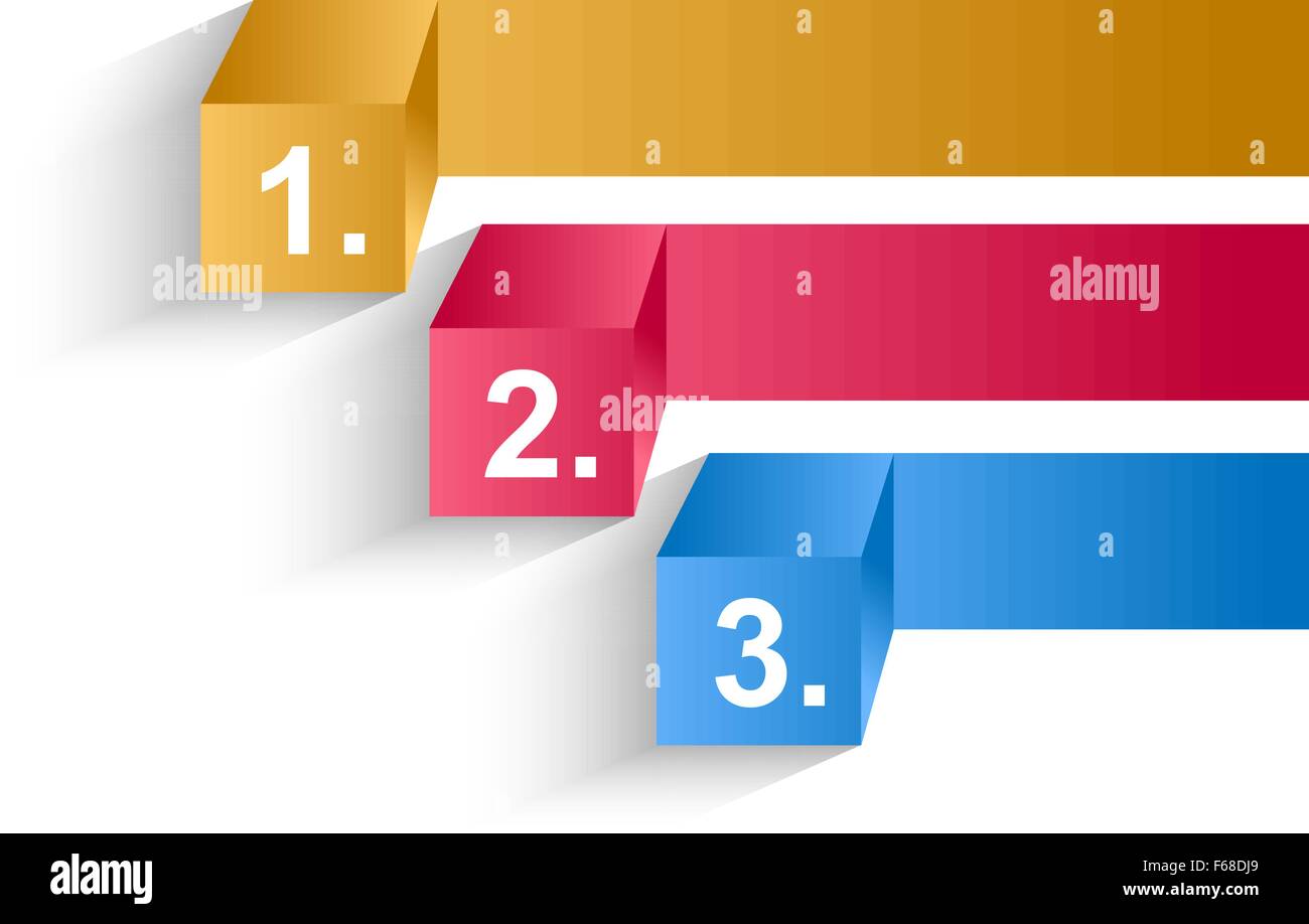 Modern cubes abstract Info graphic elements Stock Vector Image & Art ...