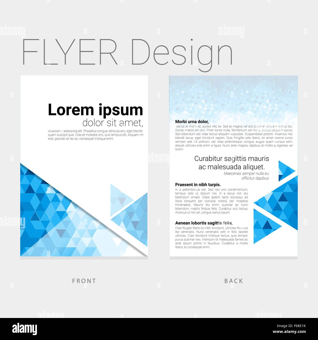 Graphic flyer Stock Vector Images - Alamy