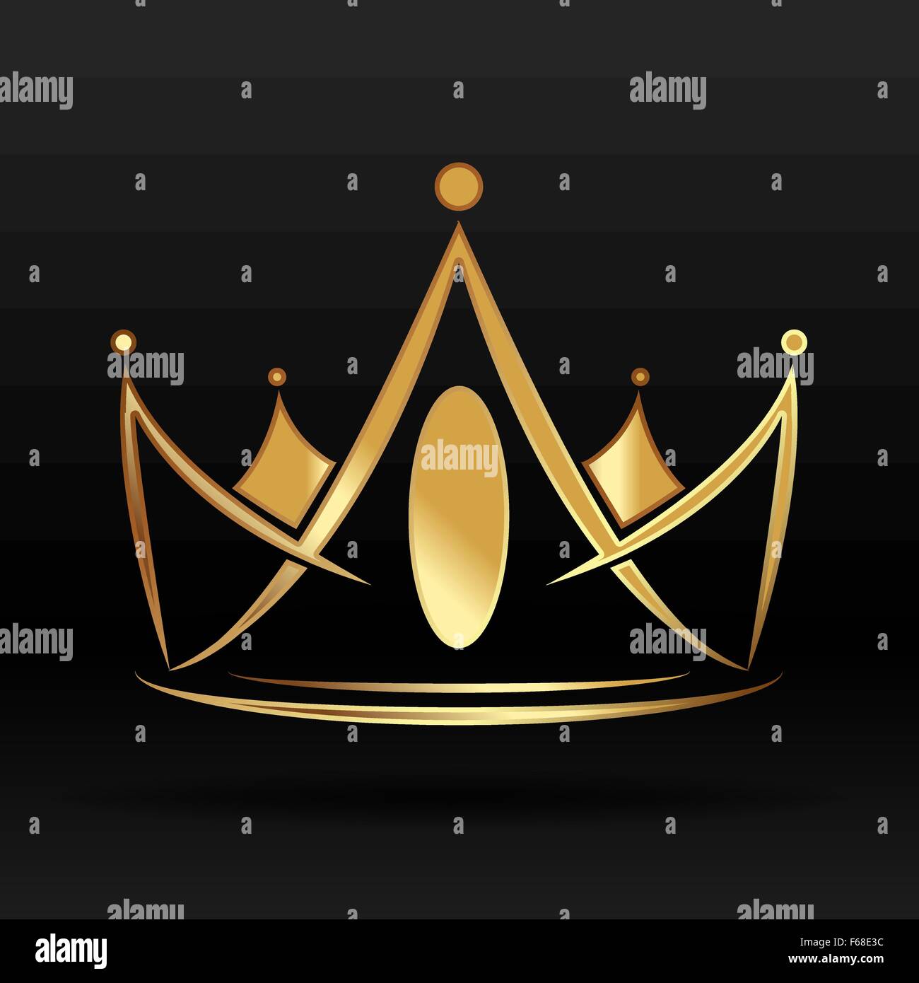 Gold crown for logo and graphic designer Stock Vector Image & Art - Alamy