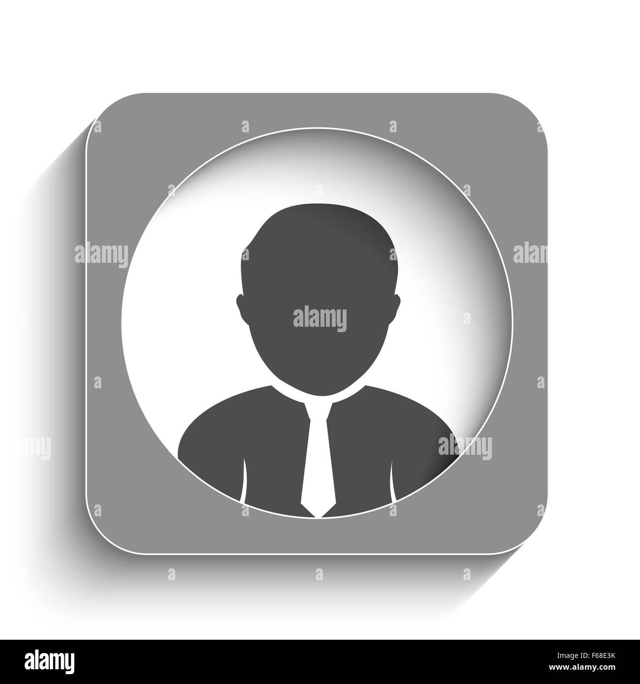 IIlustration of manager icon with shadow Stock Vector Image & Art - Alamy