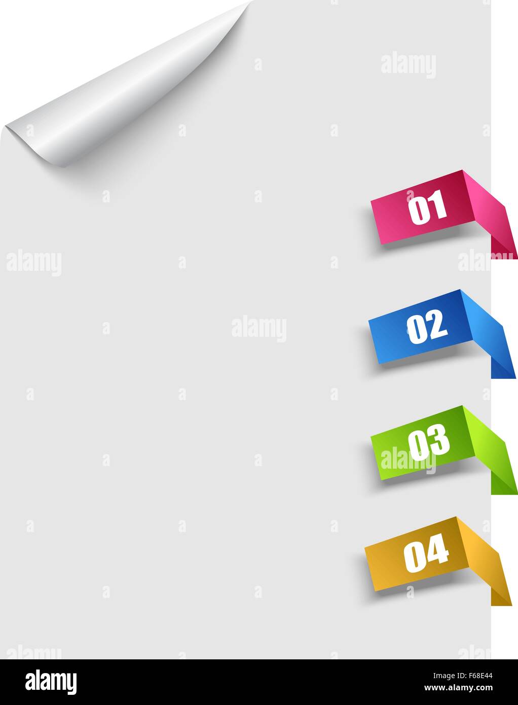 Blue corner post Stock Vector Images - Alamy