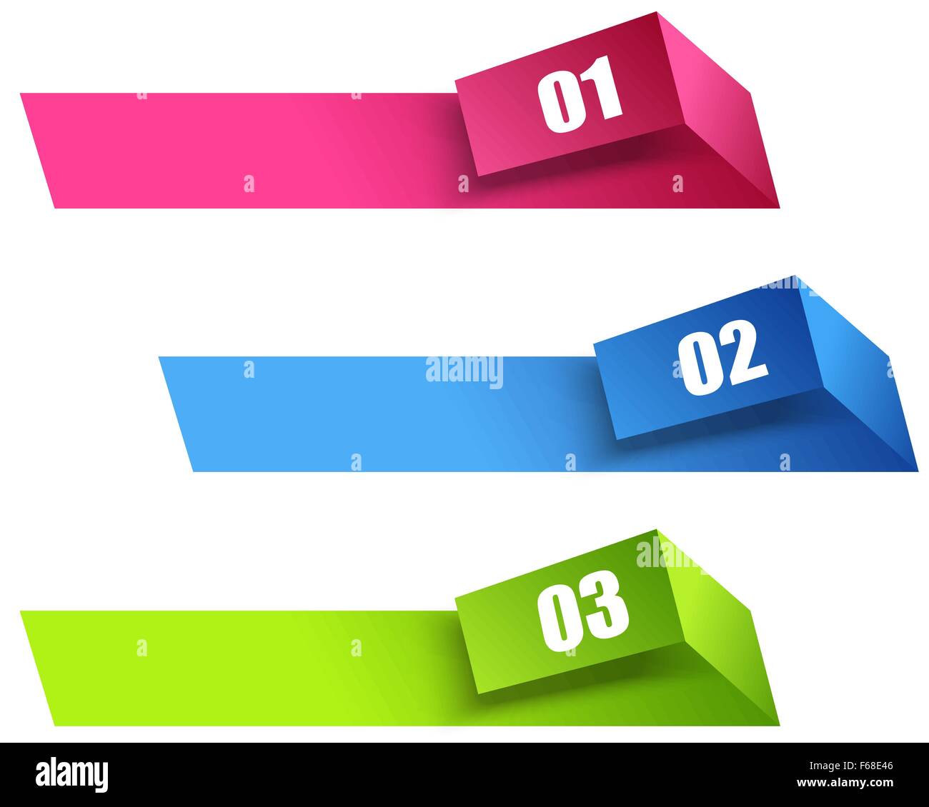 Blank paper fold mark isolated white Stock Vector Images - Alamy