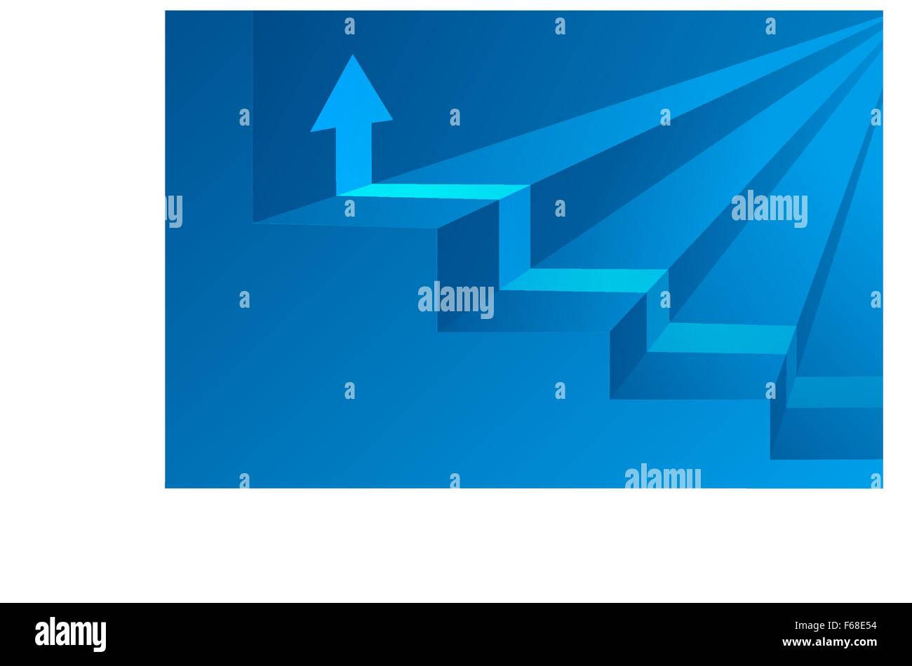 Forward staircase Stock Vector Images - Alamy