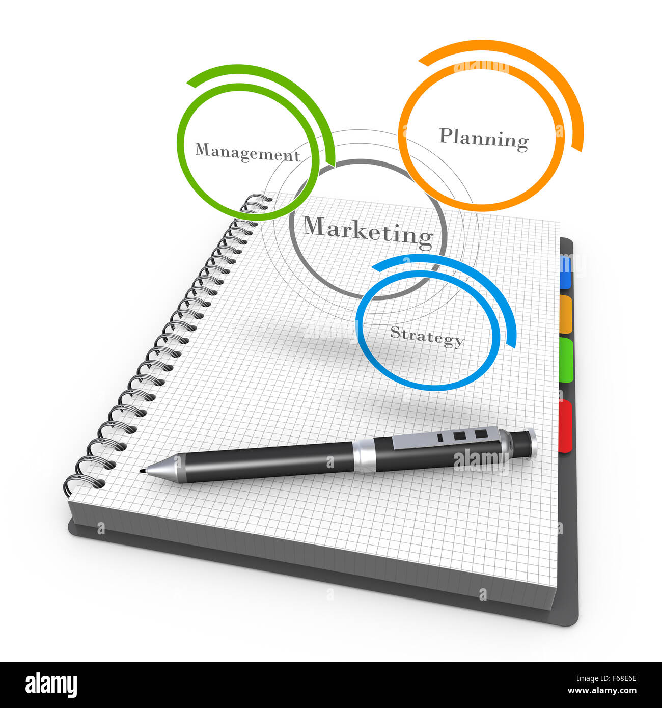 Business steps concept management Cut Out Stock Images & Pictures - Alamy