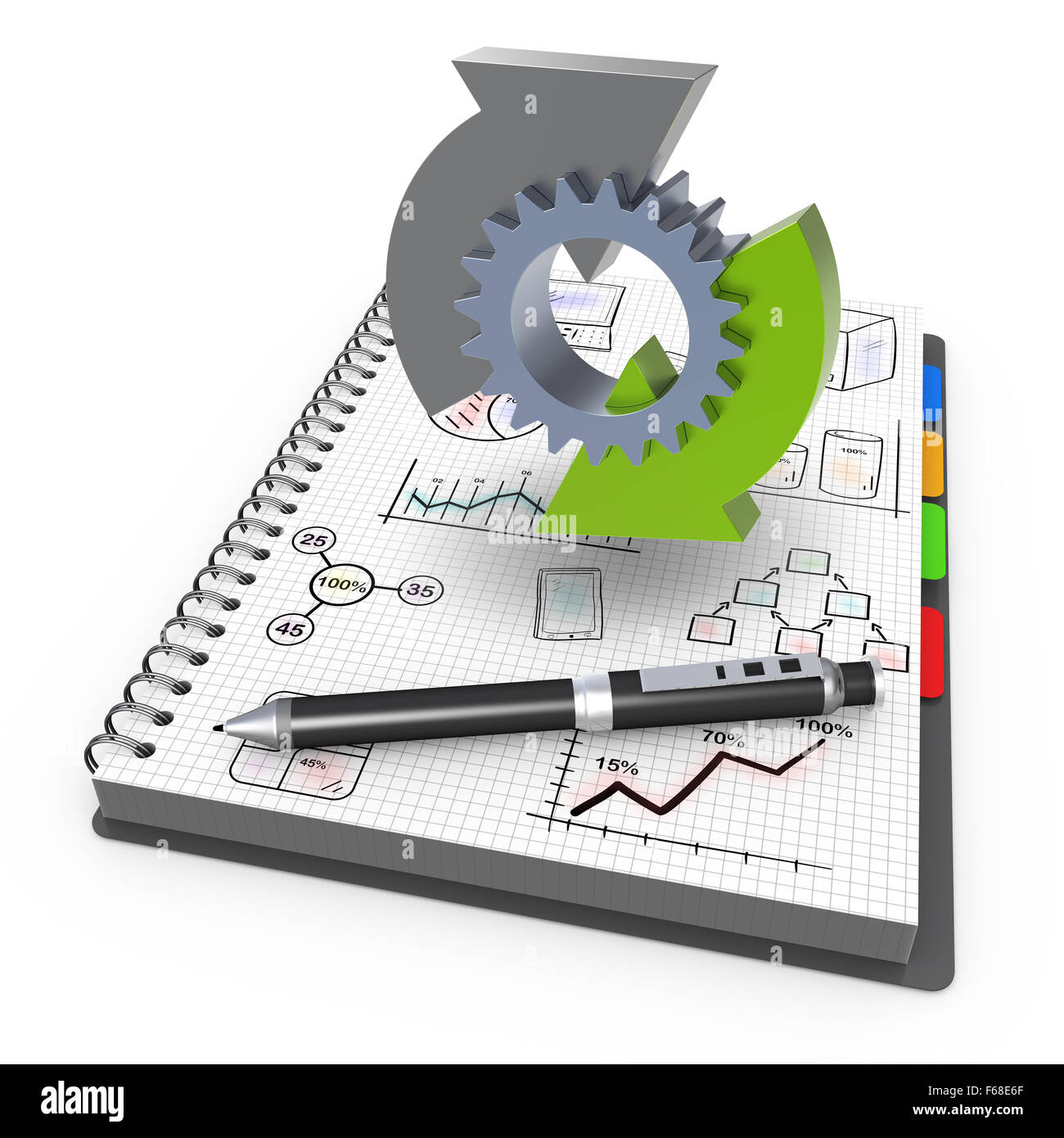 Improve business plan success Cut Out Stock Images & Pictures - Alamy