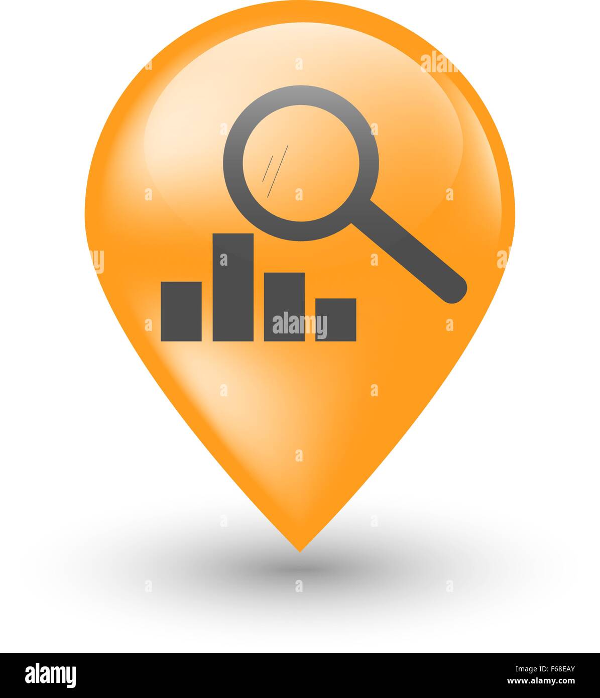 Data analysis icon statistics Stock Vector Images - Alamy