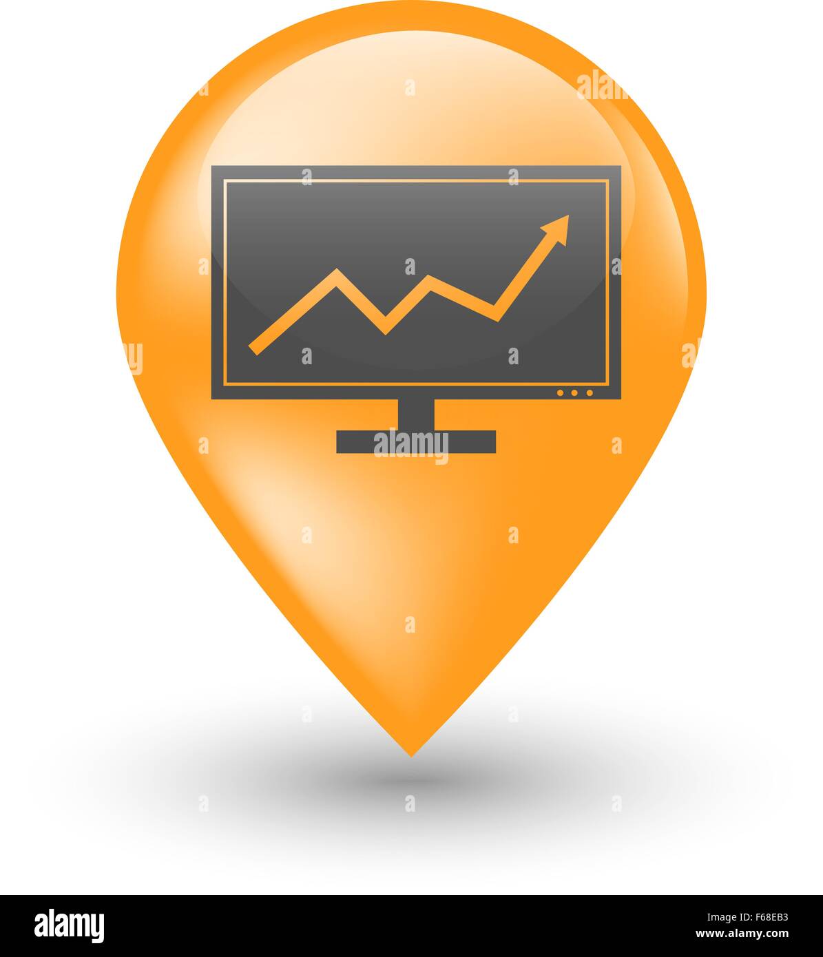 Report web icon with shadow Stock Vector Image & Art - Alamy