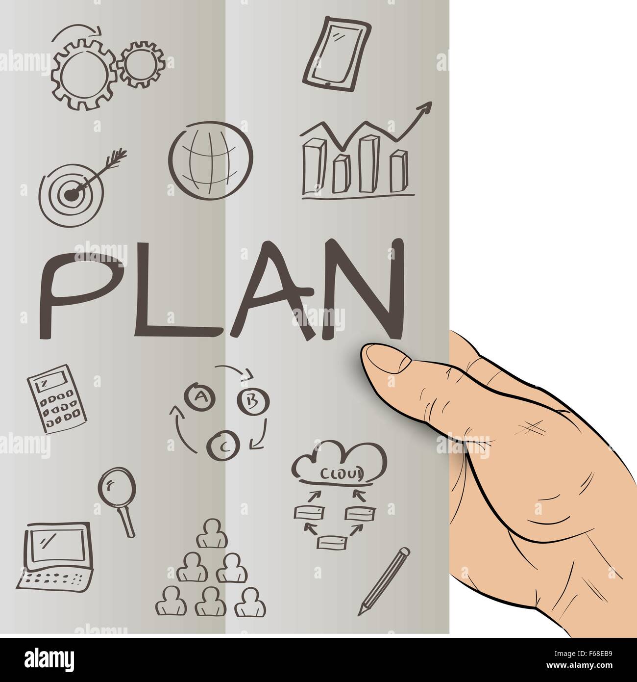 Financial progress symbols Stock Vector Images - Alamy