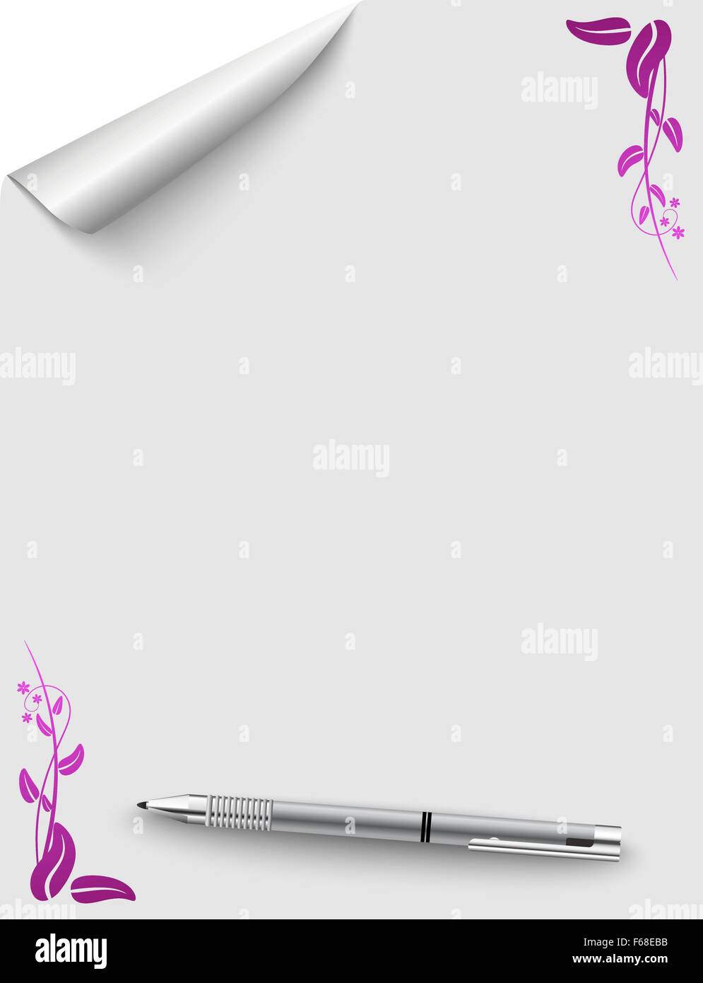 Invitation cards in an old style with pen Stock Vector Image & Art - Alamy