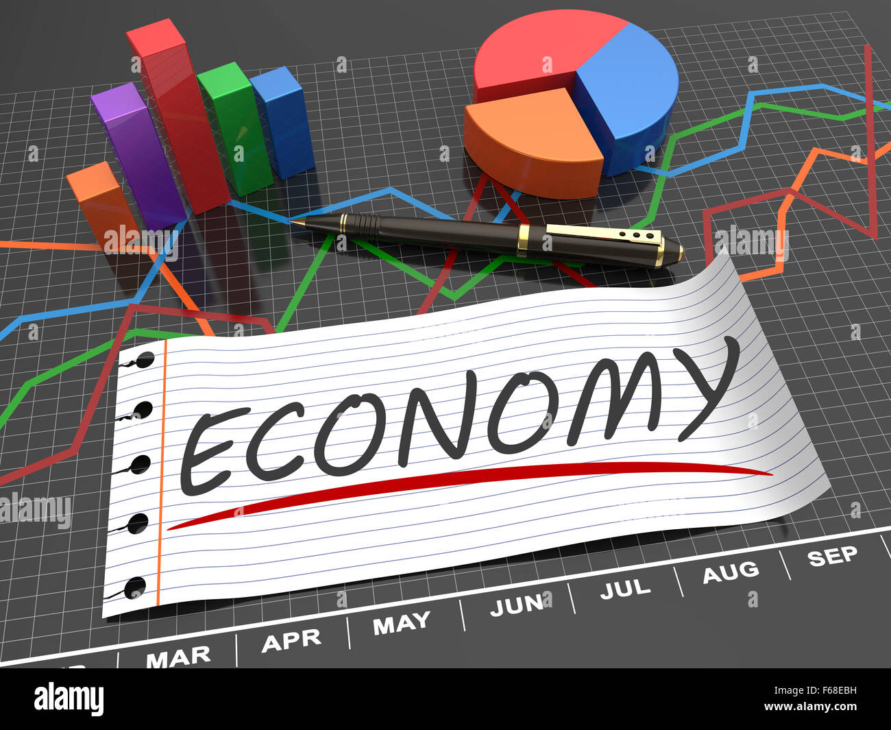 Economic budget as a business concept Stock Photo - Alamy