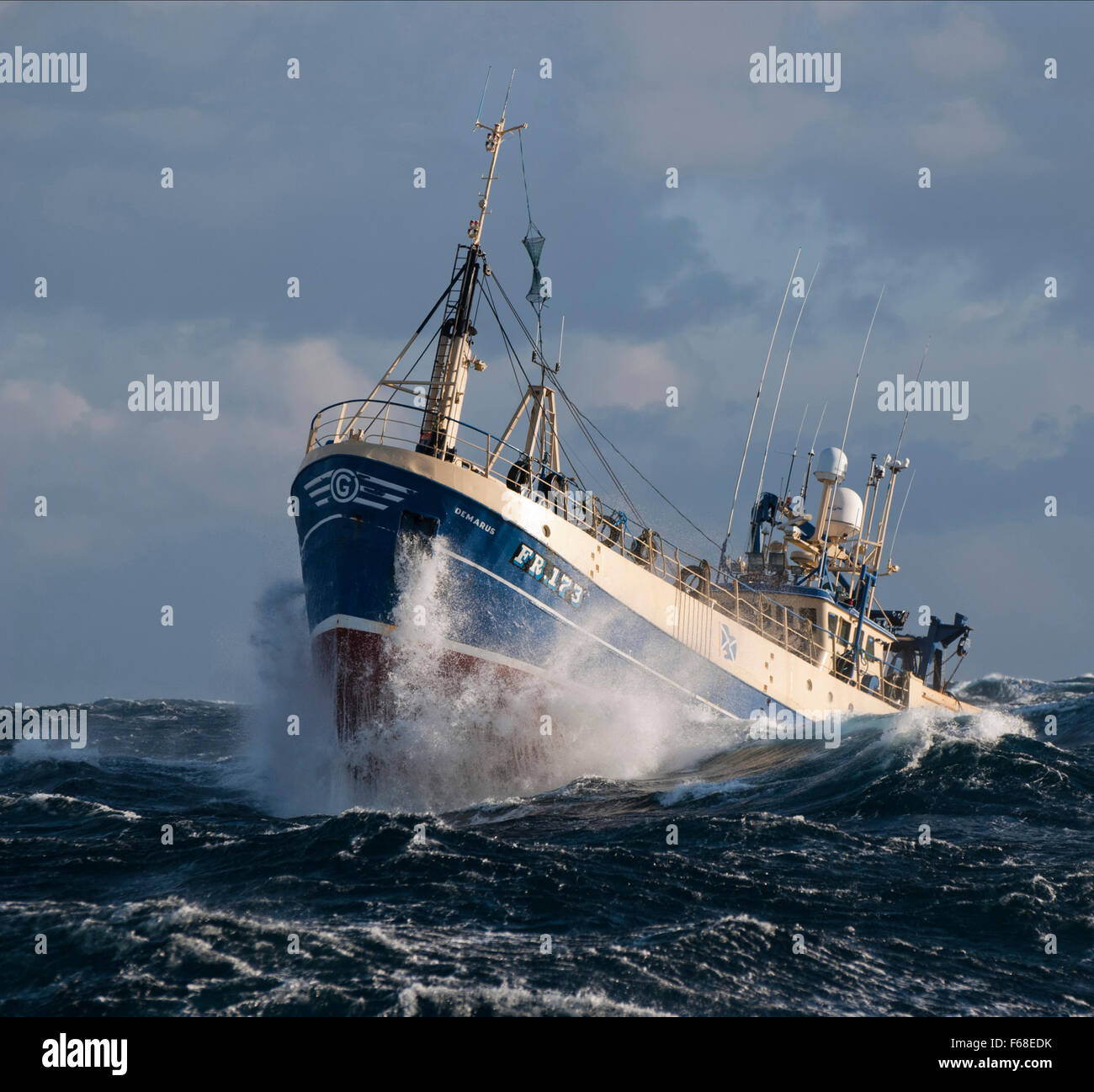 Heavy weather boat hi-res stock photography and images - Alamy