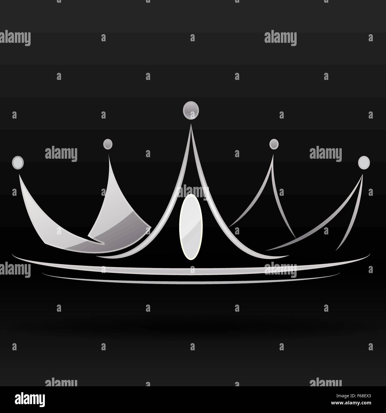 silver crown for designer and logo graphic Stock Vector Image & Art - Alamy