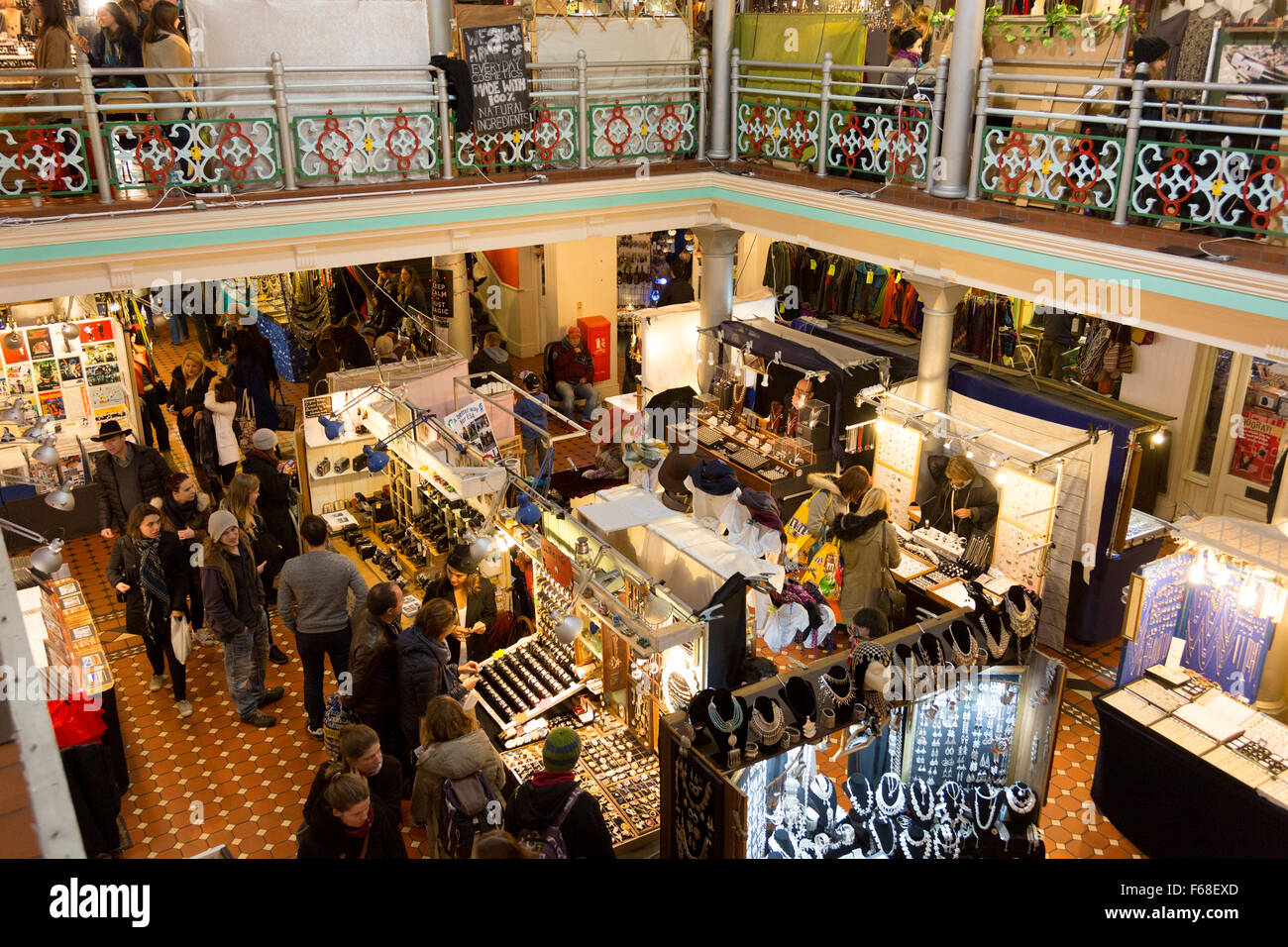 Interior market stalls shoppers hi-res stock photography and images - Alamy
