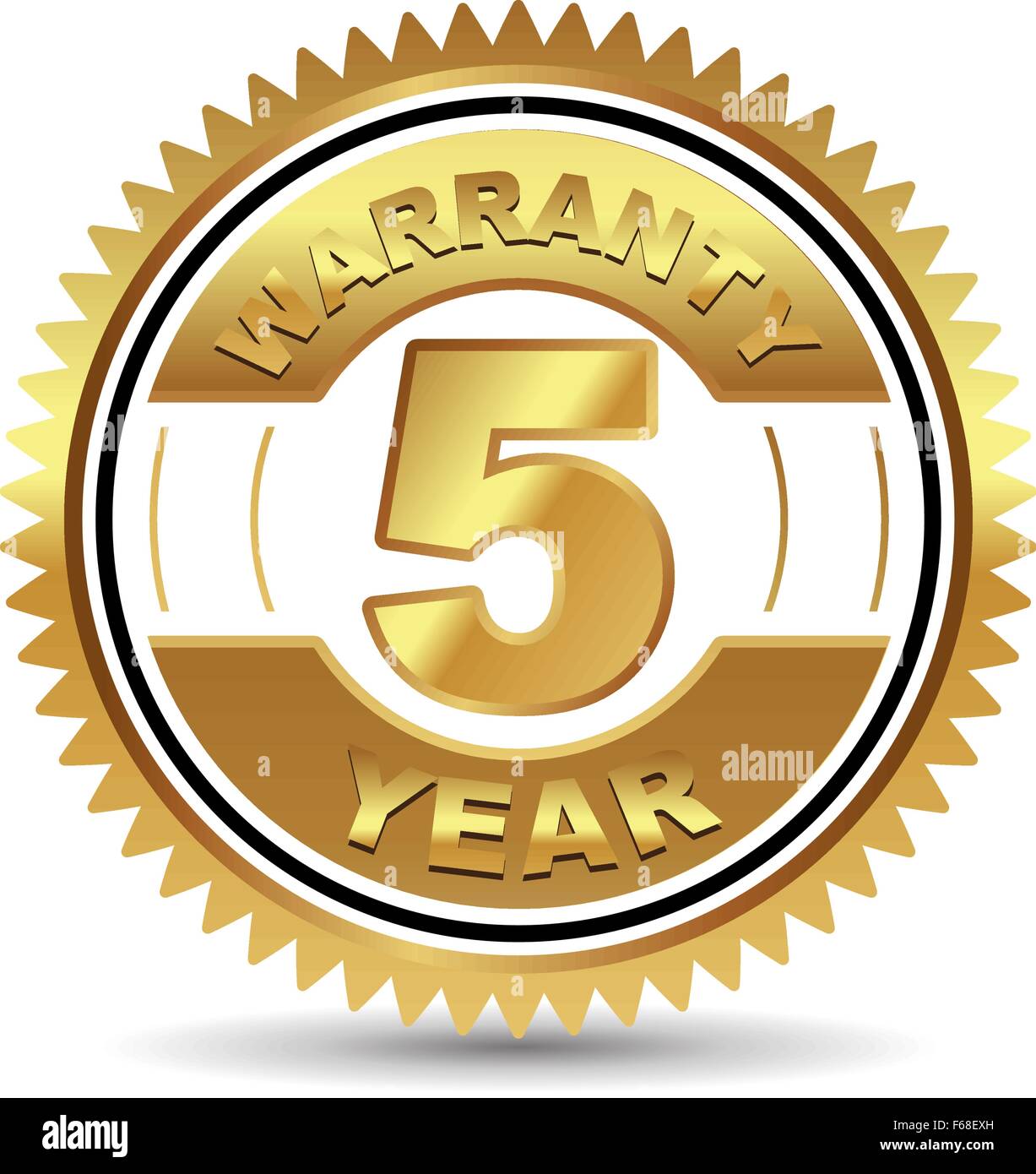 Gold guarantee sign year hi-res stock photography and images - Alamy