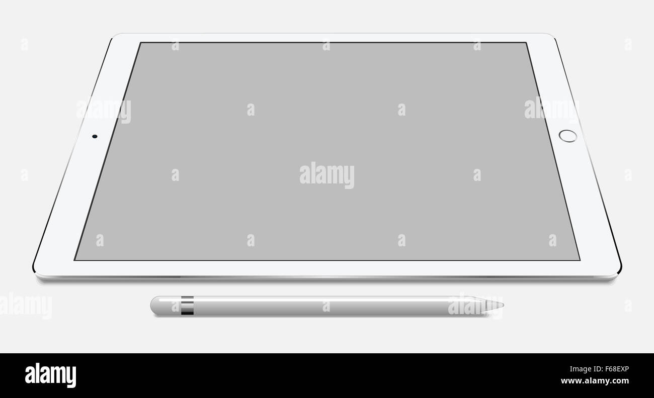 White tablet hi-res stock photography and images - Alamy