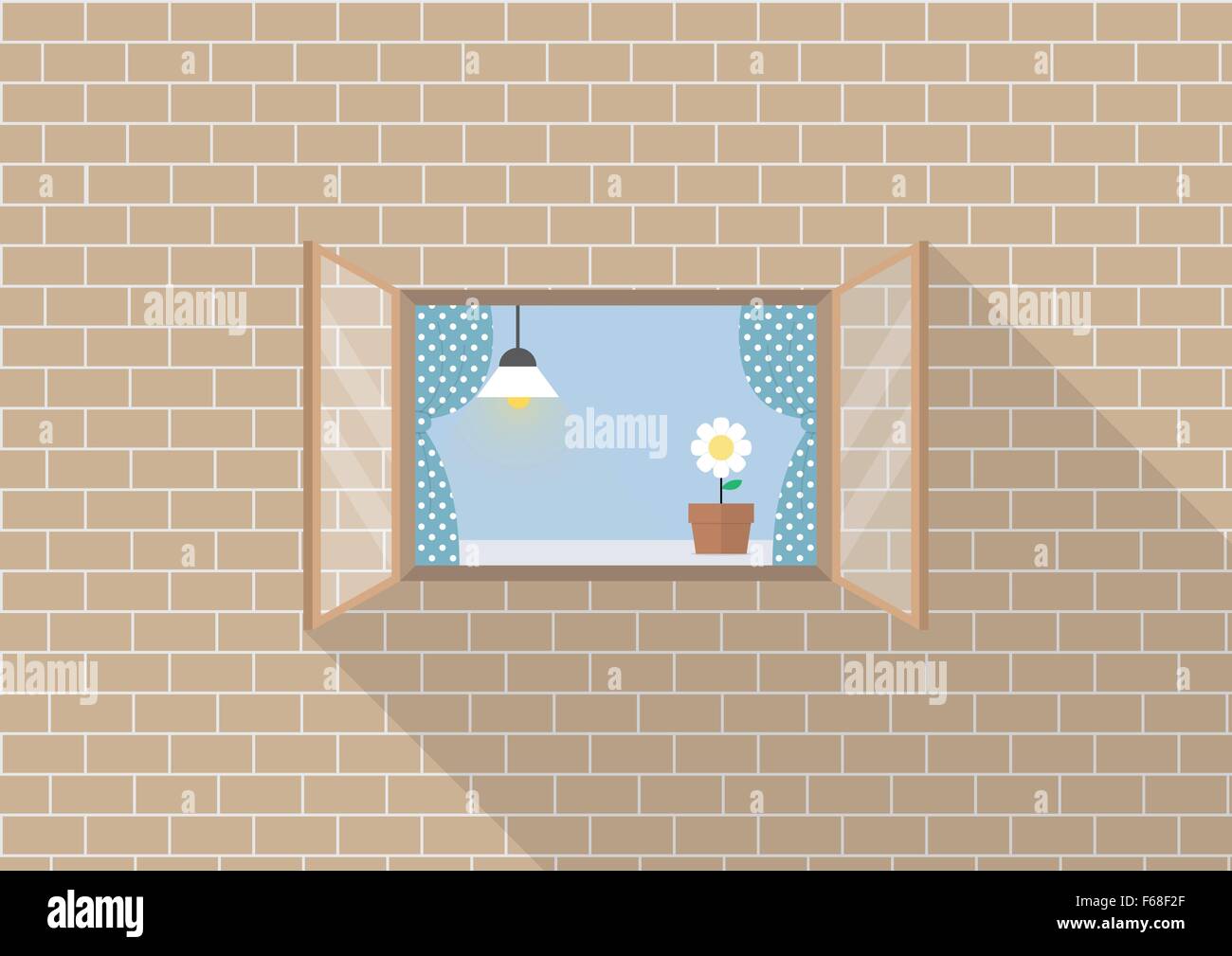 Windows on old wood Stock Vector Images - Alamy