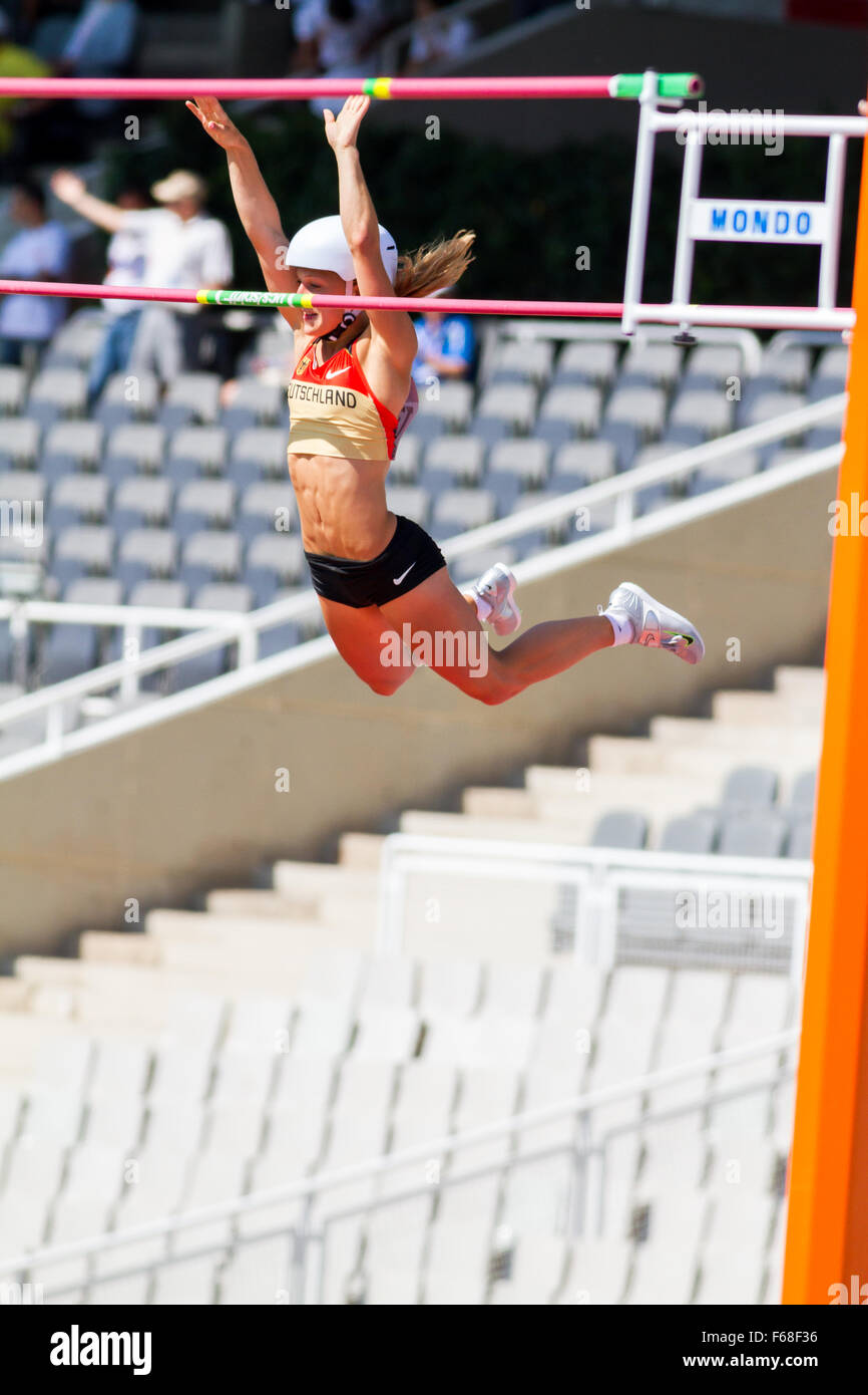 Lilli Schnitzerling of Germany, Pole Vault,IAAF World Junior Athletics ...