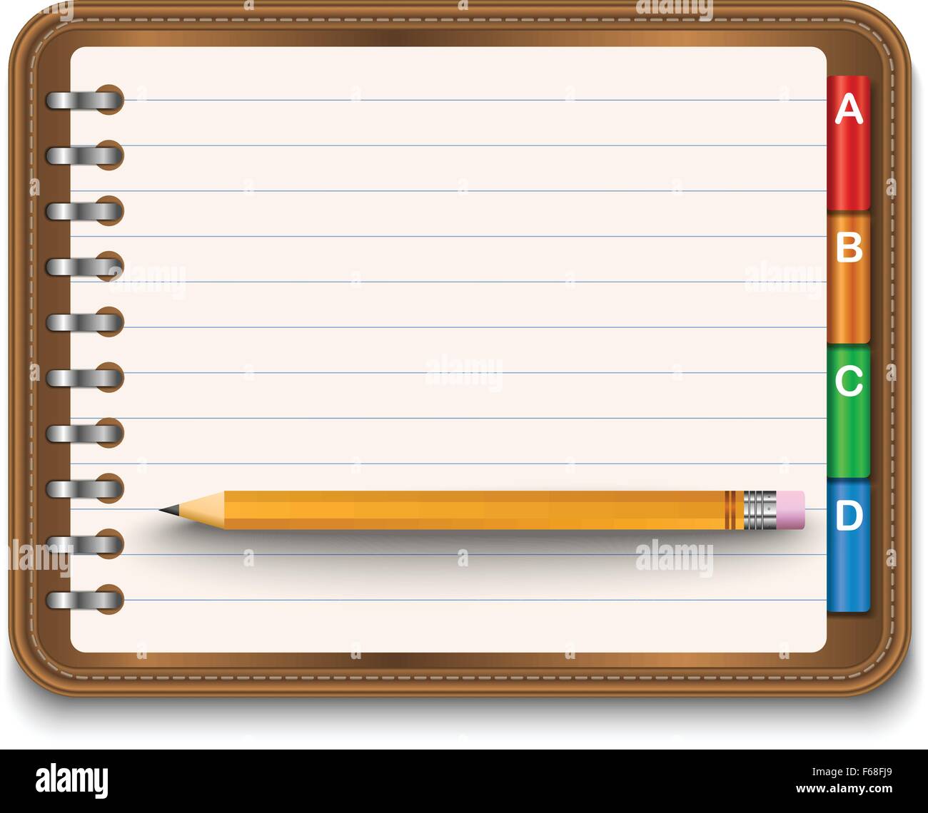 Wooden pencil drawing information Stock Vector Images - Alamy