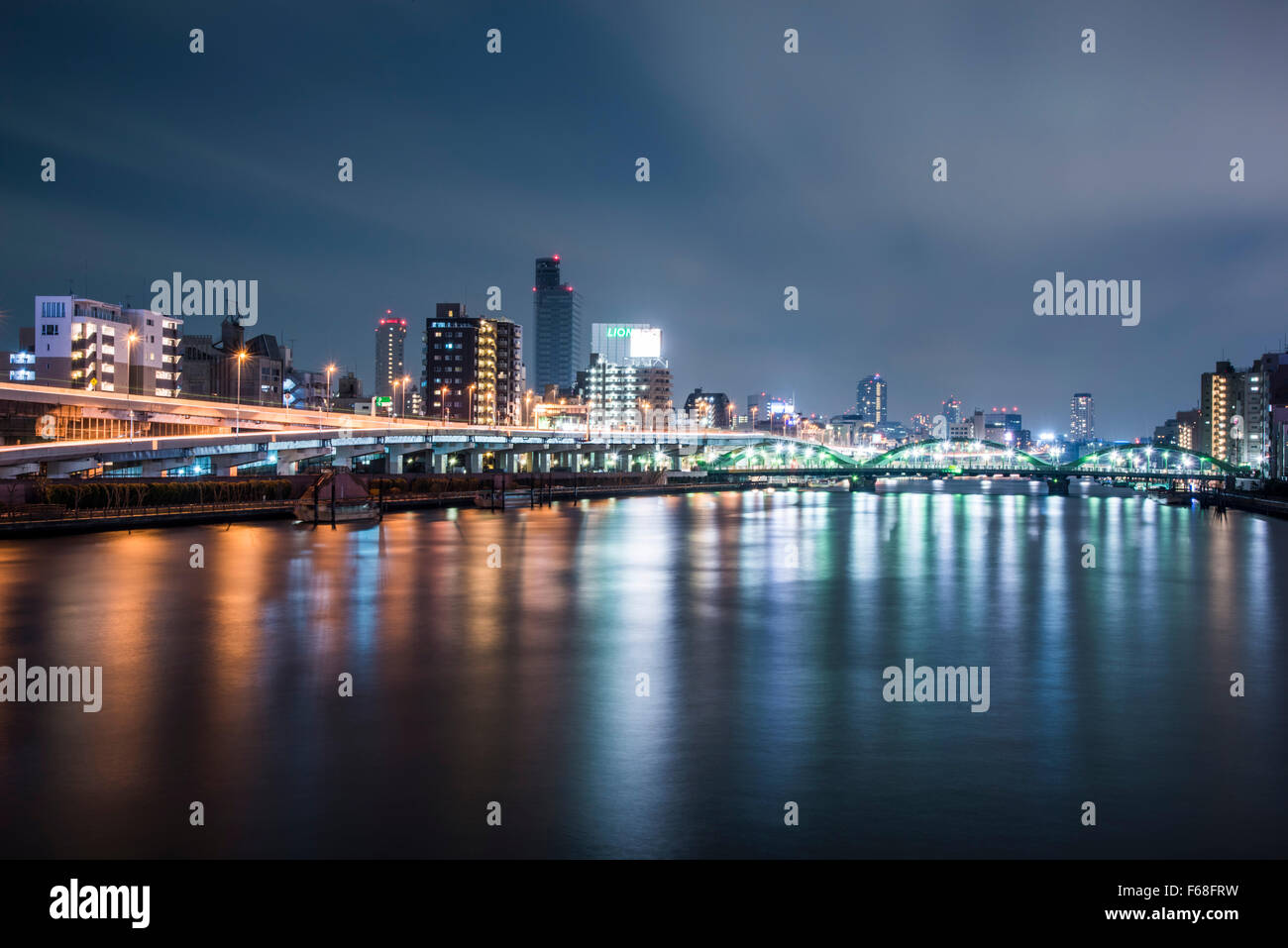 Umayabashi bridge,Sumida river,Tokyo,Japan Stock Photo - Alamy