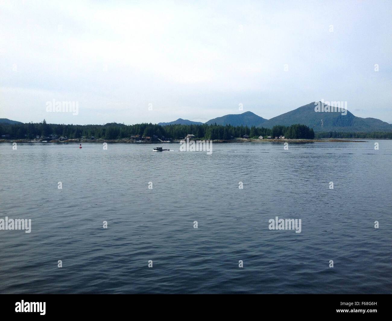 Scene from the Tongass Narrows near Ketchikan Alaska Stock Photo - Alamy