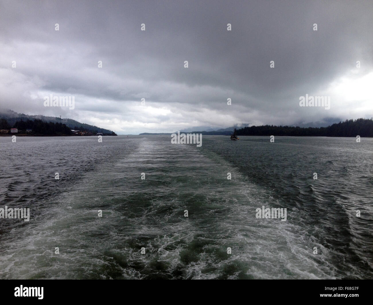 Scene from the Tongass Narrows near Ketchikan Alaska Stock Photo - Alamy