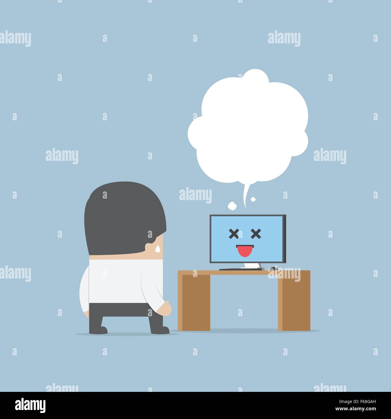 Internet confused Stock Vector Images - Alamy