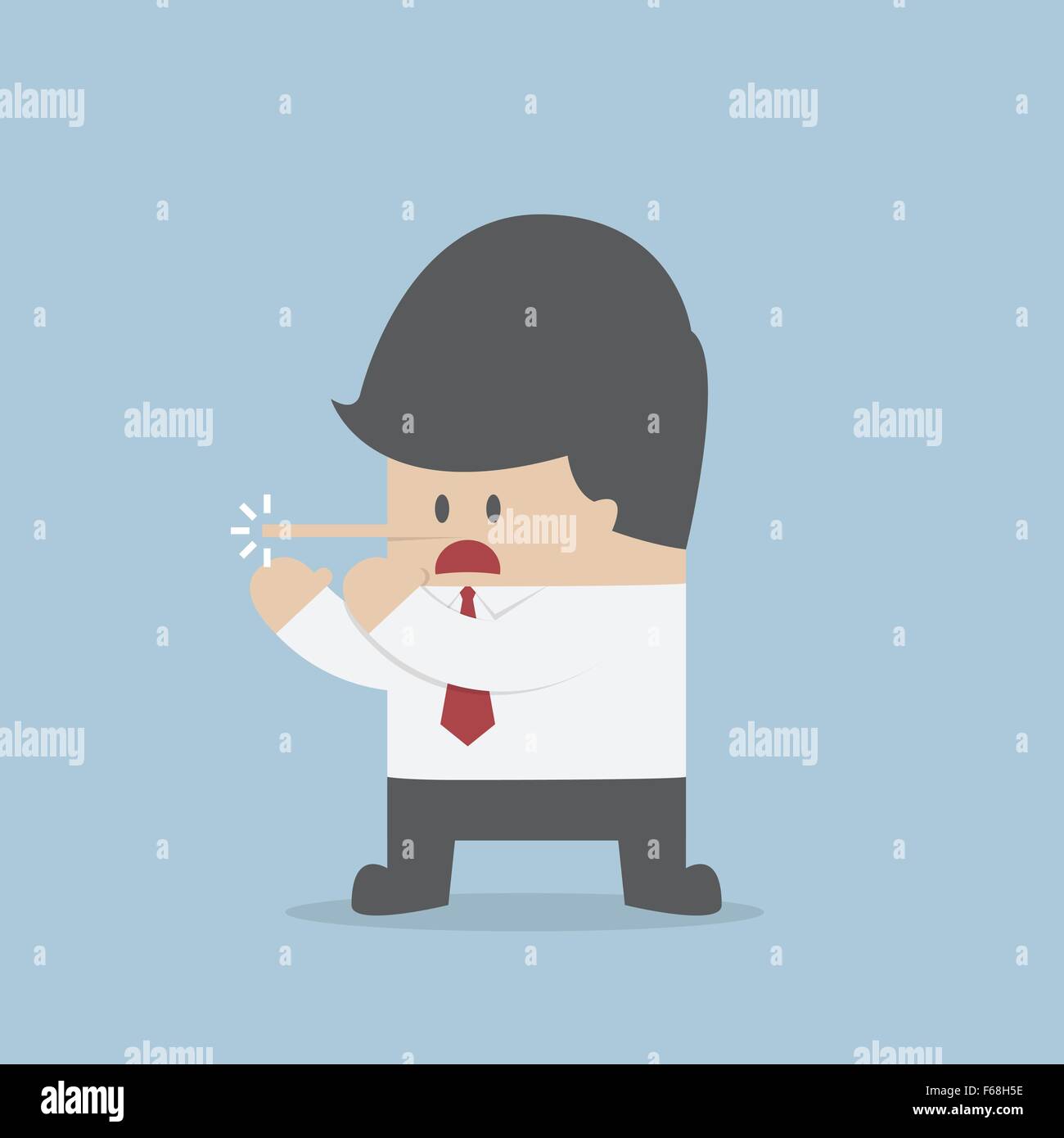 Lying vector vectors hi-res stock photography and images - Alamy