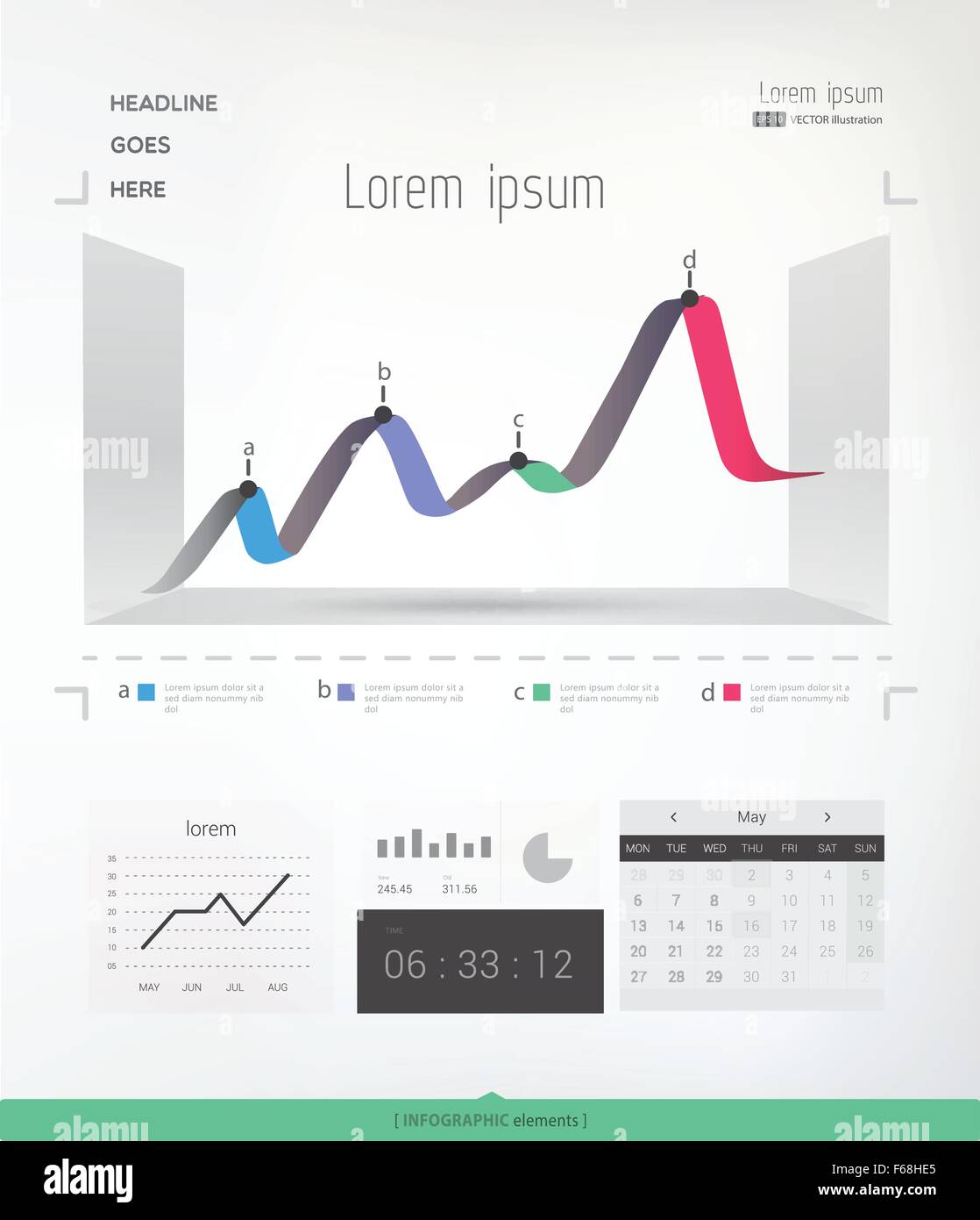 Abstract infographic graph Stock Vector Image & Art - Alamy