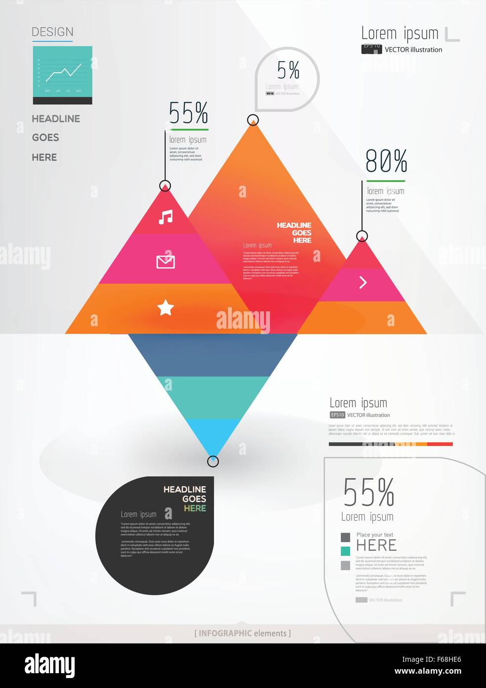 Modern, abstract infographics elements Stock Vector Image & Art - Alamy