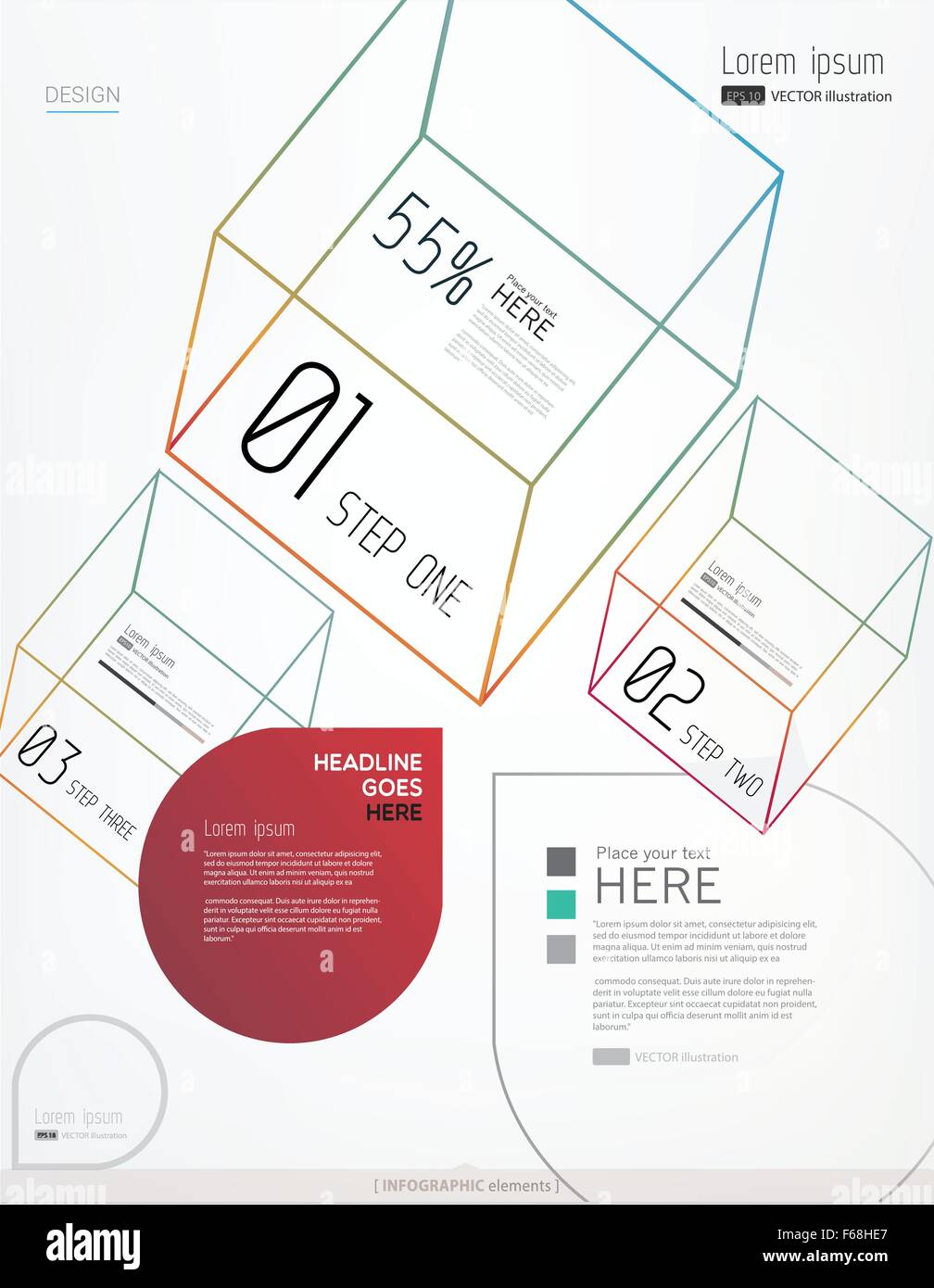 Minimal modern infographic elements Stock Vector Image & Art - Alamy