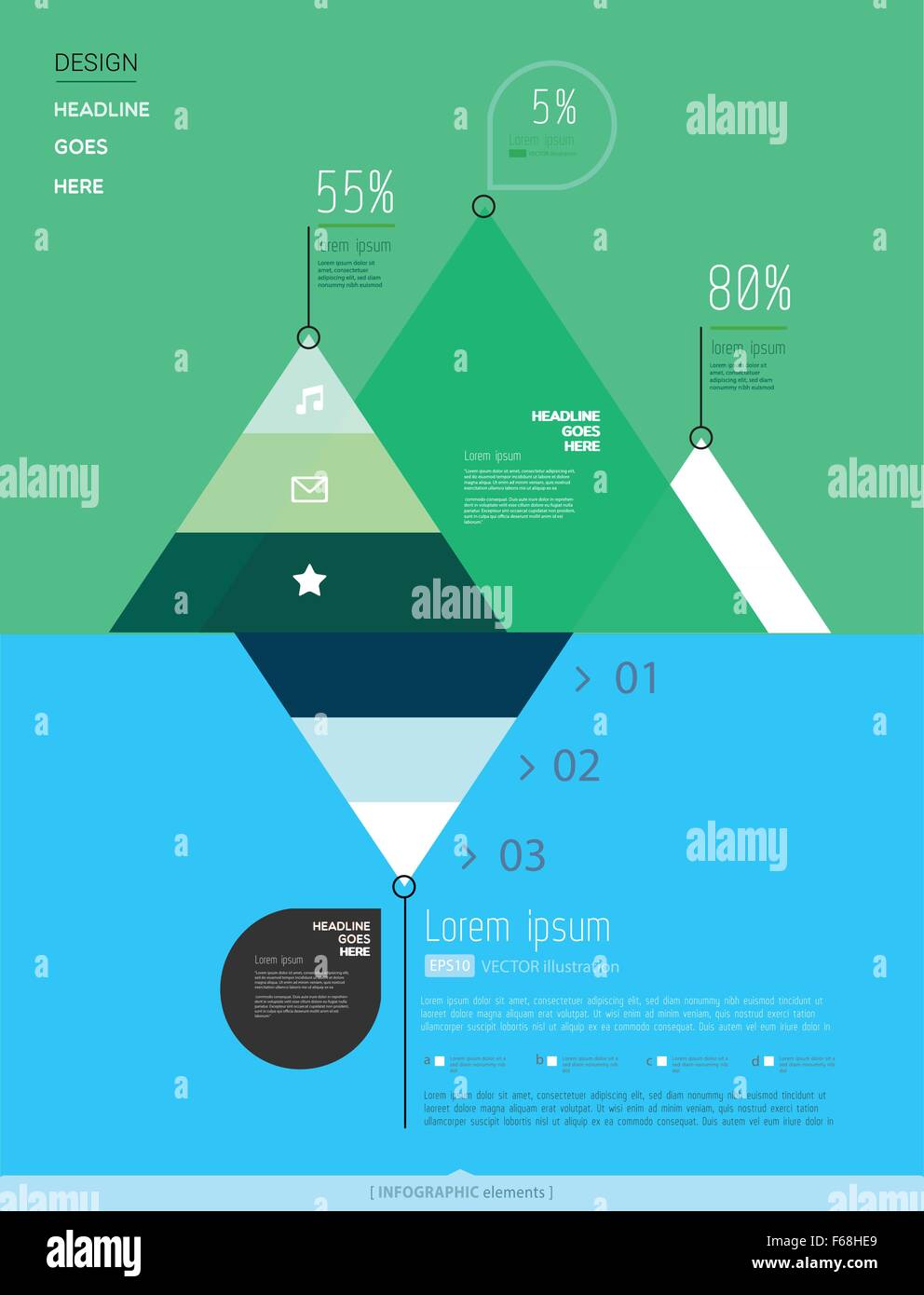 Modern, abstract infographics elements Stock Vector Image & Art - Alamy