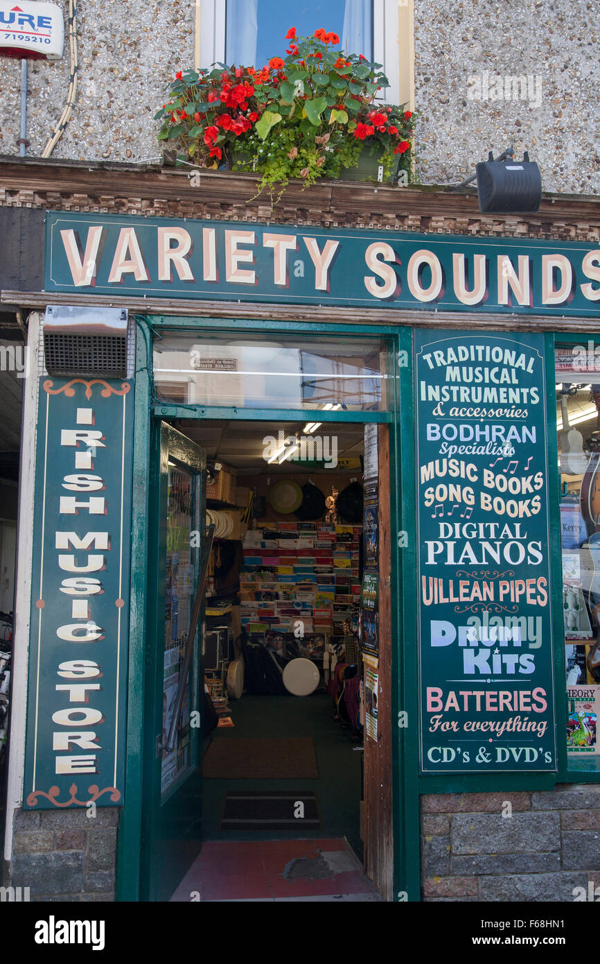 Variety Sounds Record Shop; Killarney; County Kerry; Ireland Stock ...