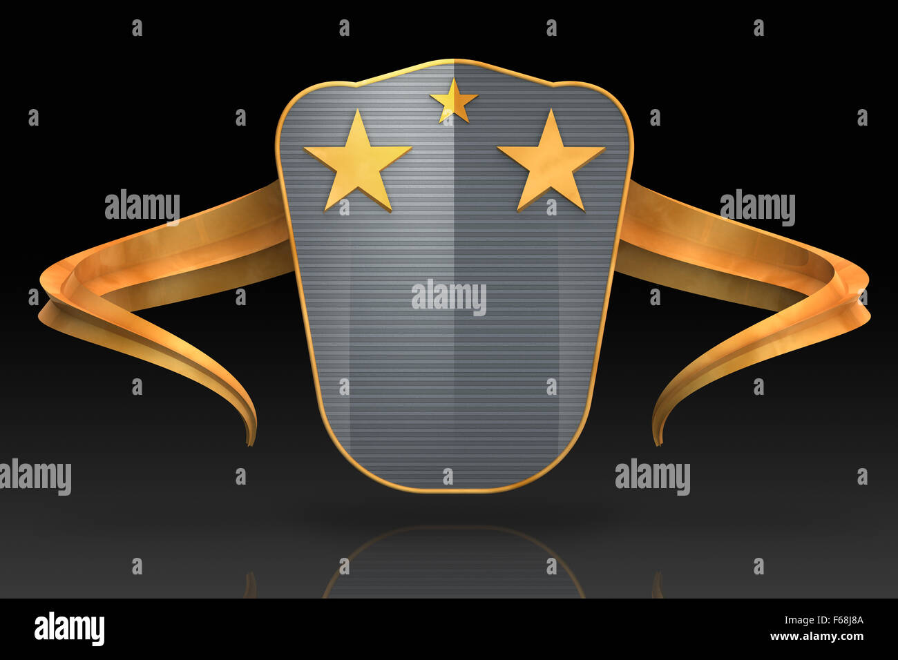 Shield ribbon hi-res stock photography and images - Alamy