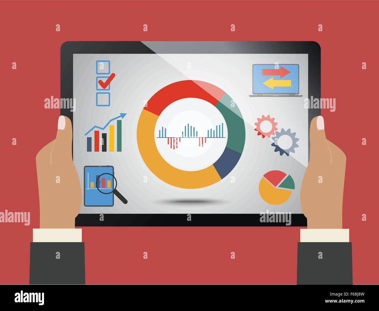 Comparing statistics in business hi-res stock photography and images ...