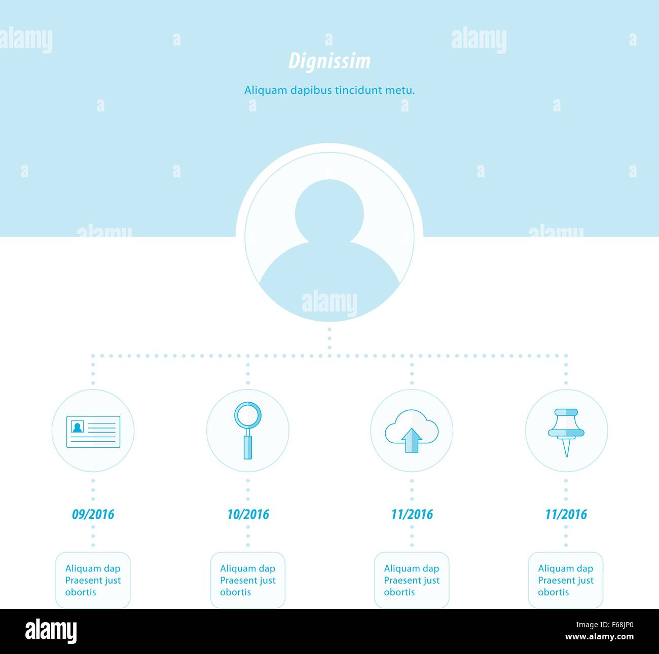 Color timeline Stock Vector Images - Alamy
