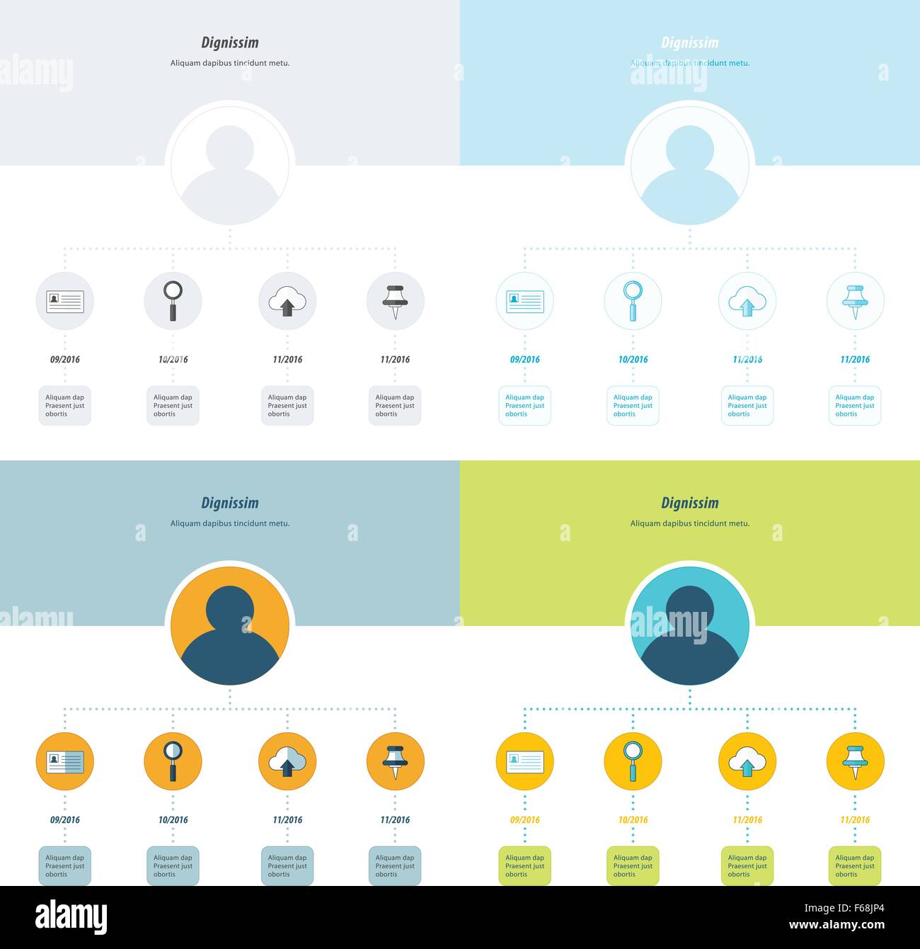 Design Timeline Infographic set Stock Vector Image & Art - Alamy
