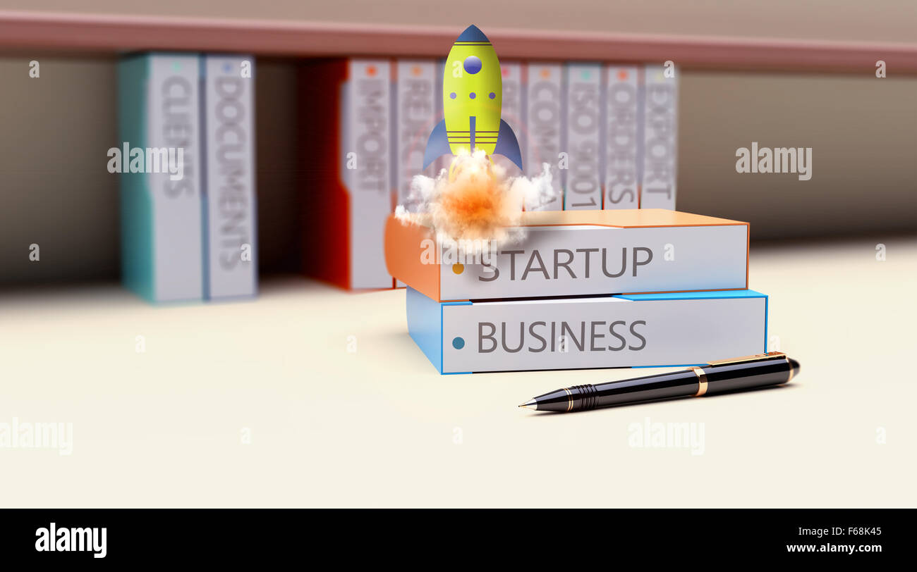 Startup, launching new business as concept Stock Photo - Alamy