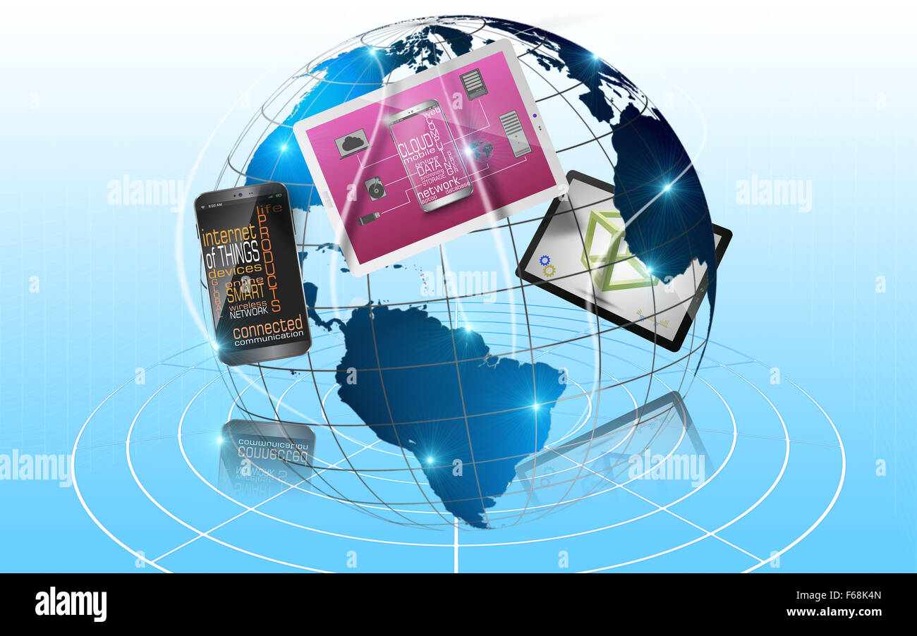 Abstract cloud computing global hi-res stock photography and images - Alamy