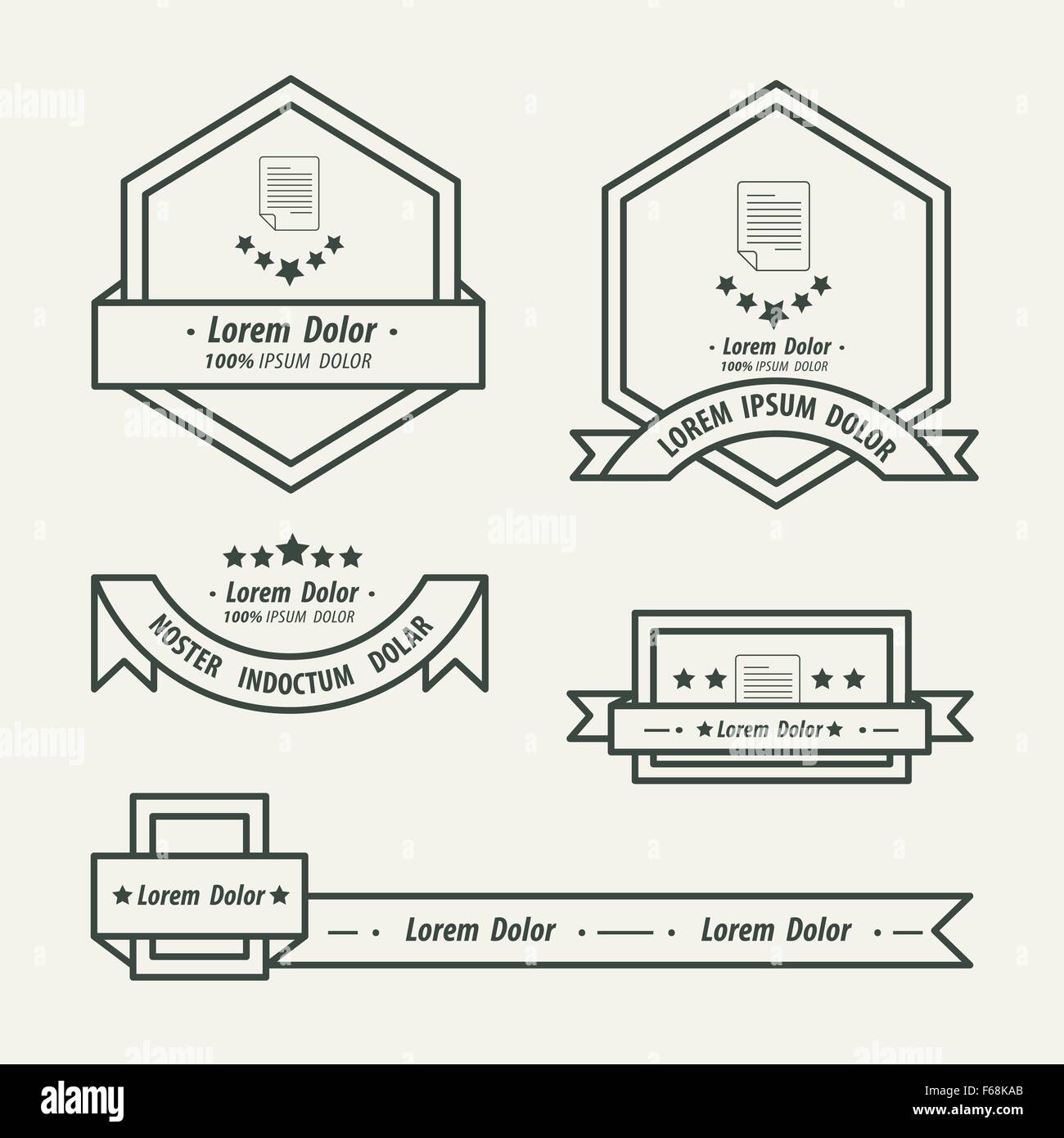 Best ribbon isolated paper Stock Vector Images - Alamy