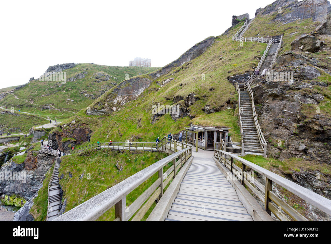 Sea mist steps bridge hi-res stock photography and images - Alamy