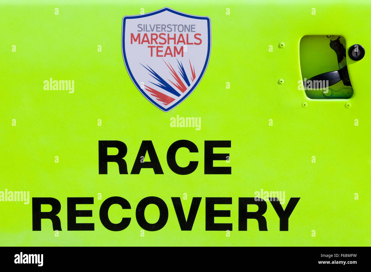 Race Recovery vehicle, silverstone Marshals Team Stock Photo - Alamy