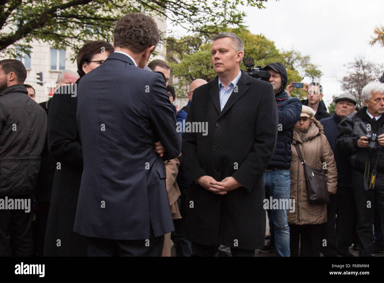 Warsaw, Poland. 14th November, 2015. Polish Prime Minister Ewa Kopacz ...