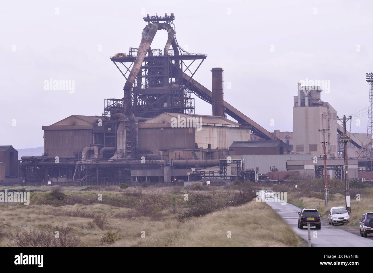 Redcar steelworks Teesside Cleveland Stock Photo - Alamy